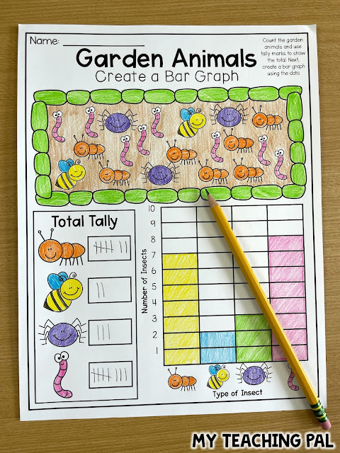 Second Grade Data and Graphing Worksheets - My Teaching Pal ...