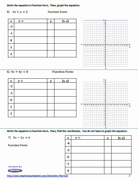 Linear Equations Worksheet Pdf Lovely Linear Equations Worksheet ...