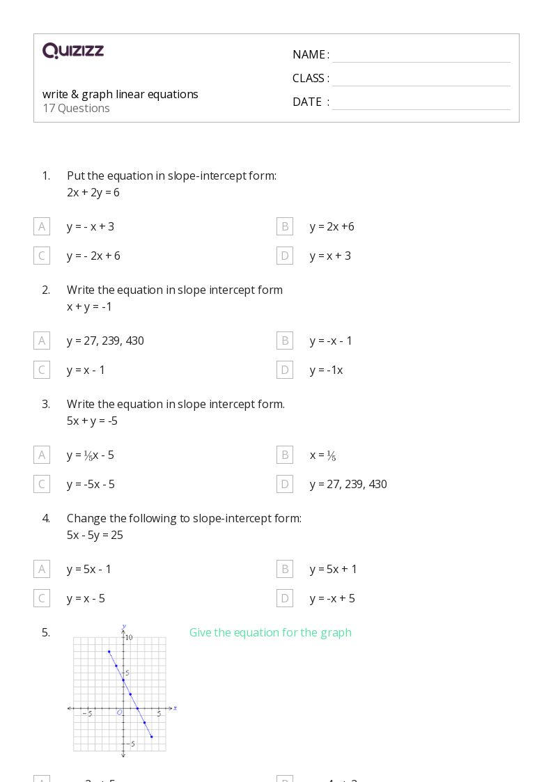 Free graphing linear systems worksheet, Download Free graphing linear ...