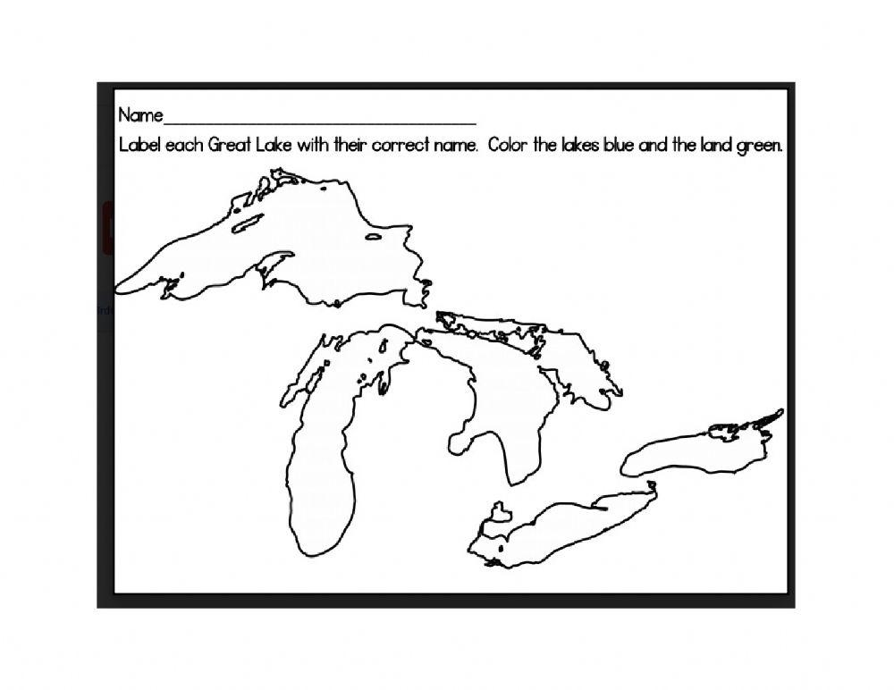 Free great lakes worksheet, Download Free great lakes worksheet png ...