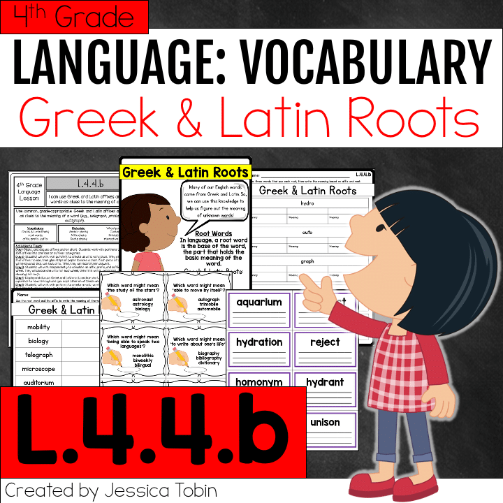 L.4.4.b Greek and Latin Roots - Elementary Nest - Worksheets Library