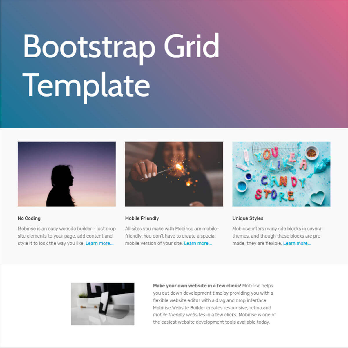 Free grid template bootstrap 4, Download Free grid template bootstrap 4 png images, Free ...