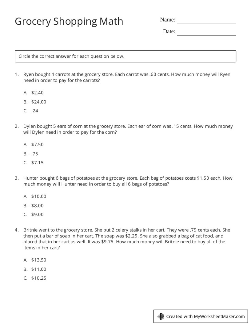 Plant Store Ad Math Comparison Shopping Worksheets Worksheets Library Plant Store Ad Math Comparison Shopping Worksheets Worksheets Library