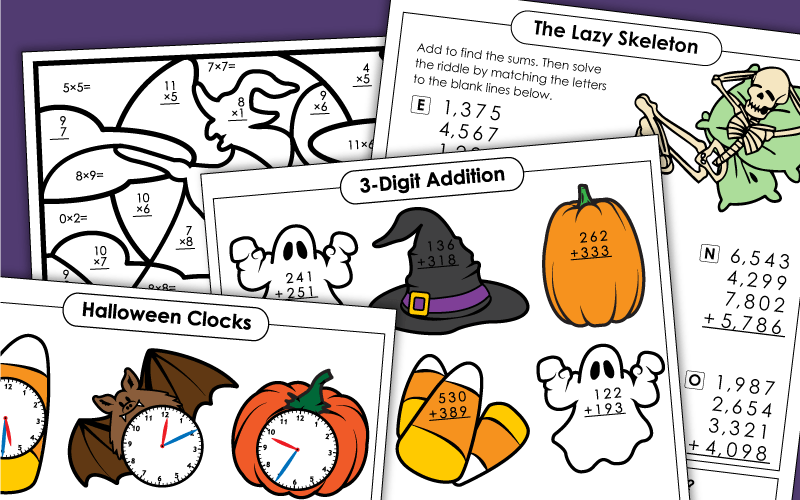 Free halloween fraction worksheet, Download Free halloween fraction ...