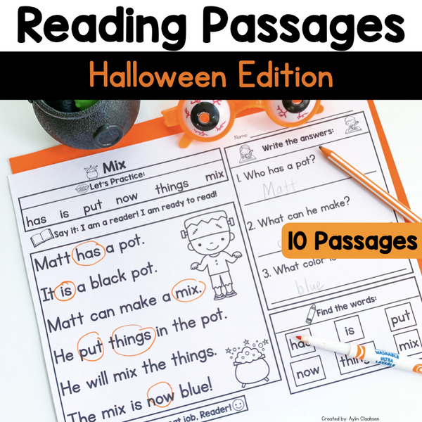 Free halloween fun reading worksheet, Download Free halloween fun ...