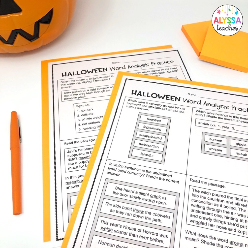 Free halloween fun reading worksheet, Download Free halloween fun ...