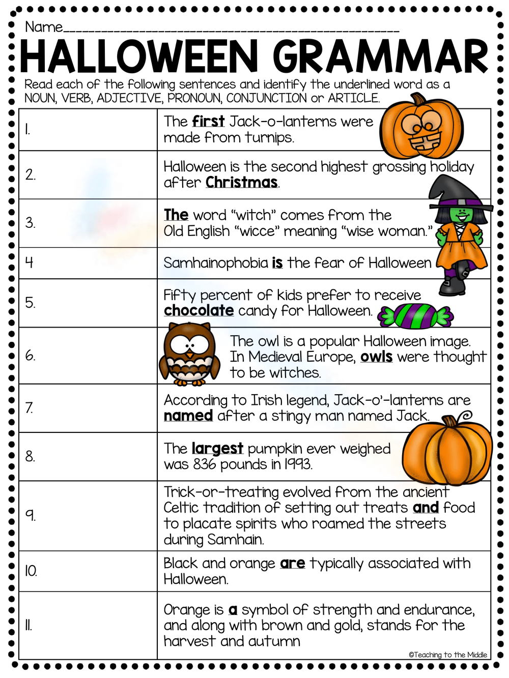 Cloze the Gap - Halloween Worksheet | PrimaryLearning.Org - Worksheets ...