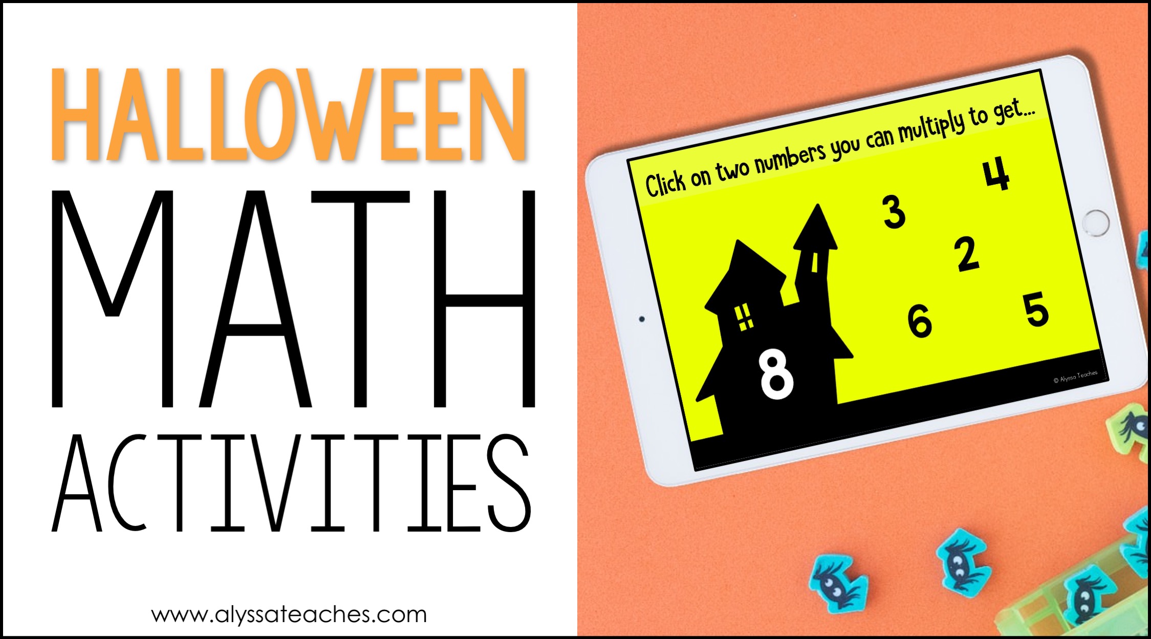 Engaging Halloween Math Activities - Alyssa Teaches - Worksheets Library