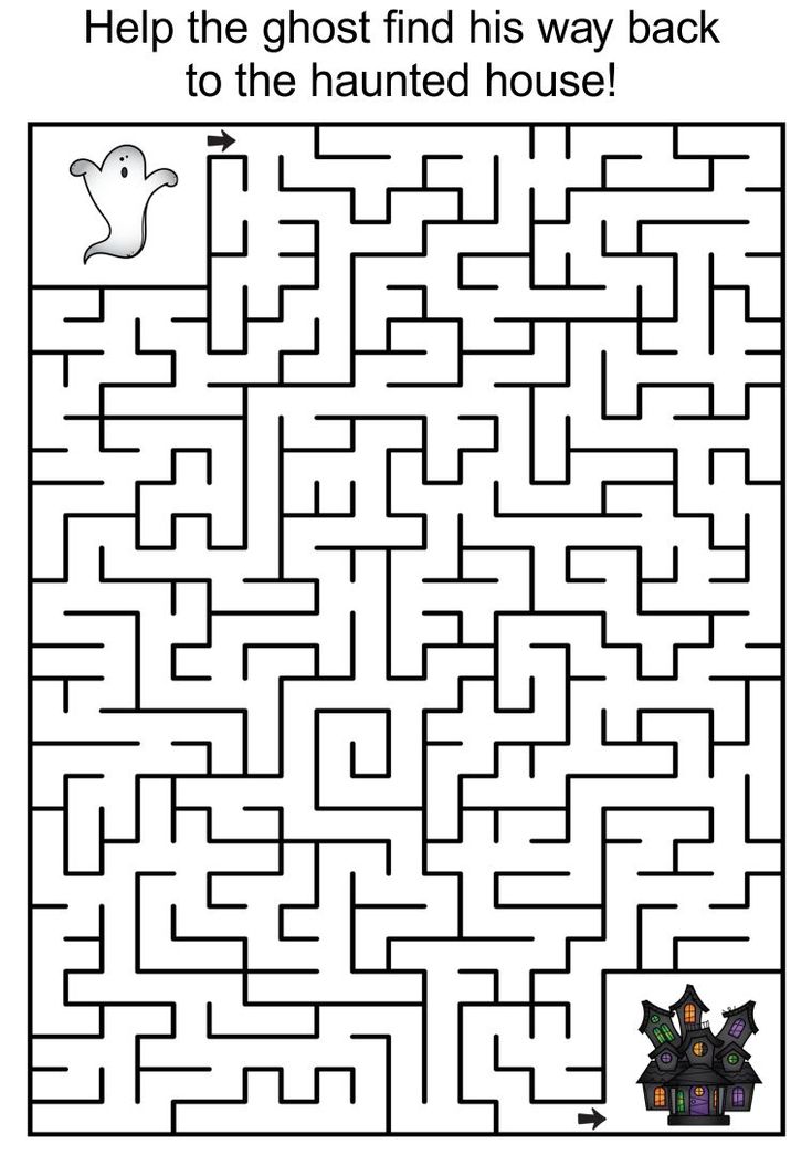 15 Best Printable Halloween Mazes And Puzzles PDF for Free at ...