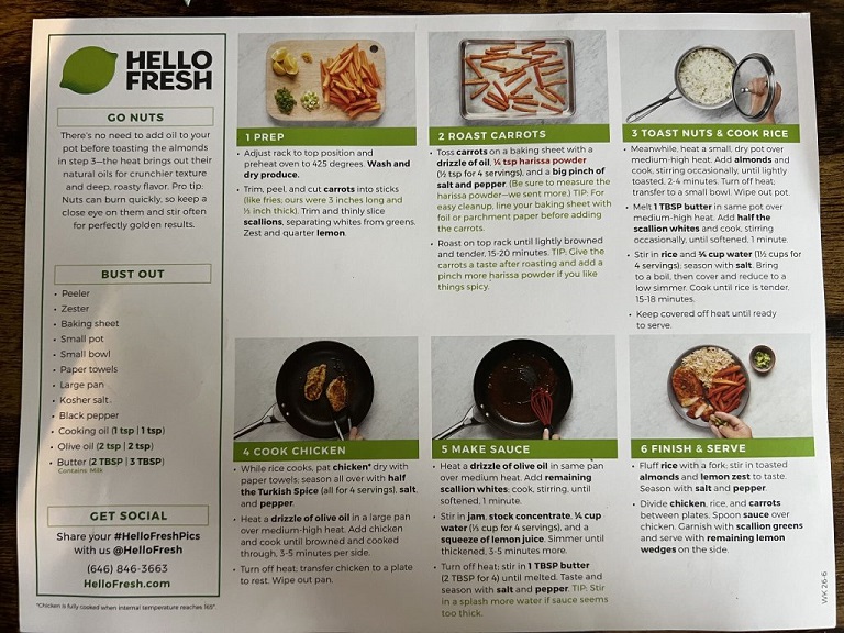 Free hellofresh printable recipes, Download Free hellofresh printable recipes png images, Free ...