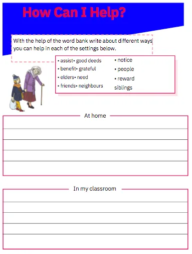 Helping others Interactive Worksheet – Edform - Worksheets Library