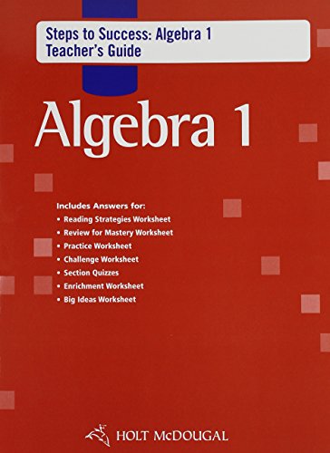 Algebra 1 Chapter 2 Resource Book (P) by Larson, Boswell ...