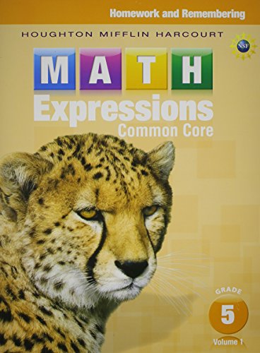 Homework & Remembering, Volume 1 Grade 5 (Math Expressions) - Worksheets Library