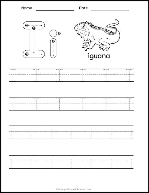 15+ Letter I Worksheets: Free & Printable! - The Simple Homeschooler - Worksheets Library