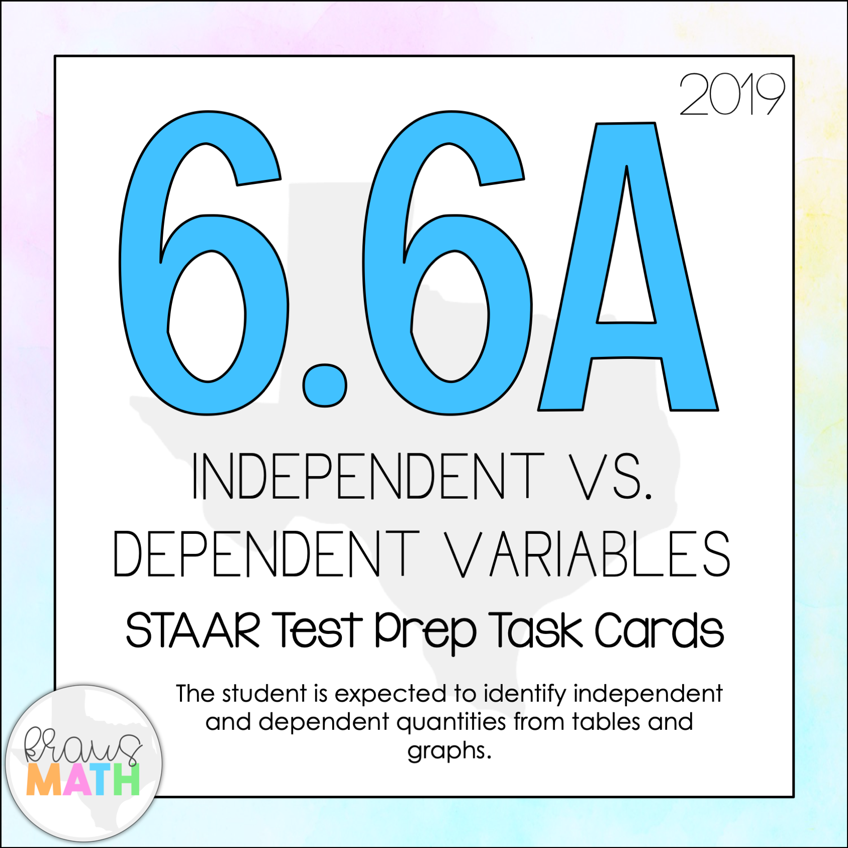 6.6A: Independent vs. Dependent Variables STAAR Test Prep TEKS ...