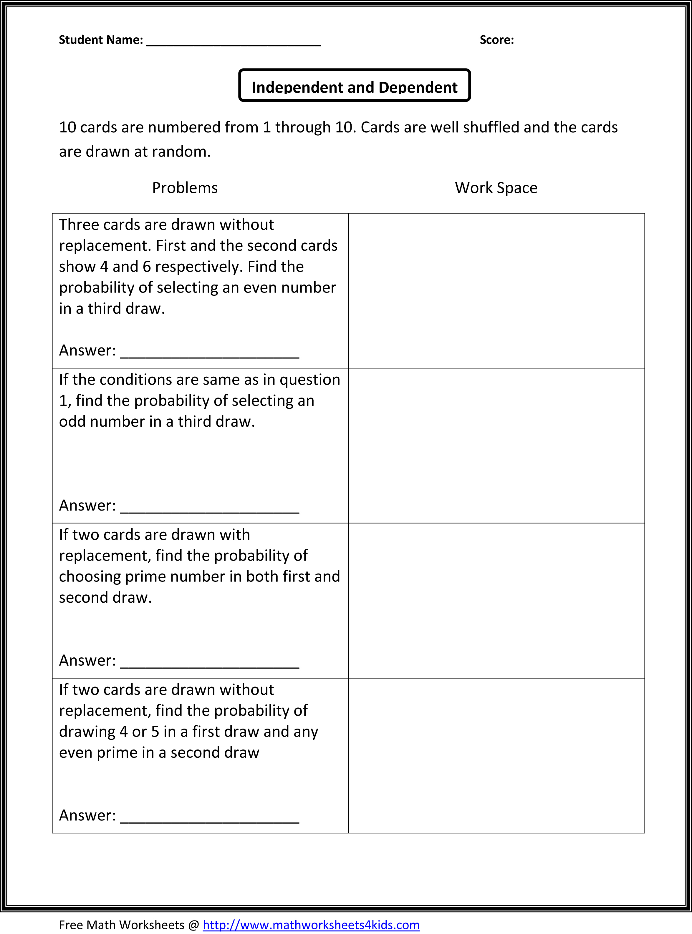 Identifying Independent and Dependent Variables | Interactive ...