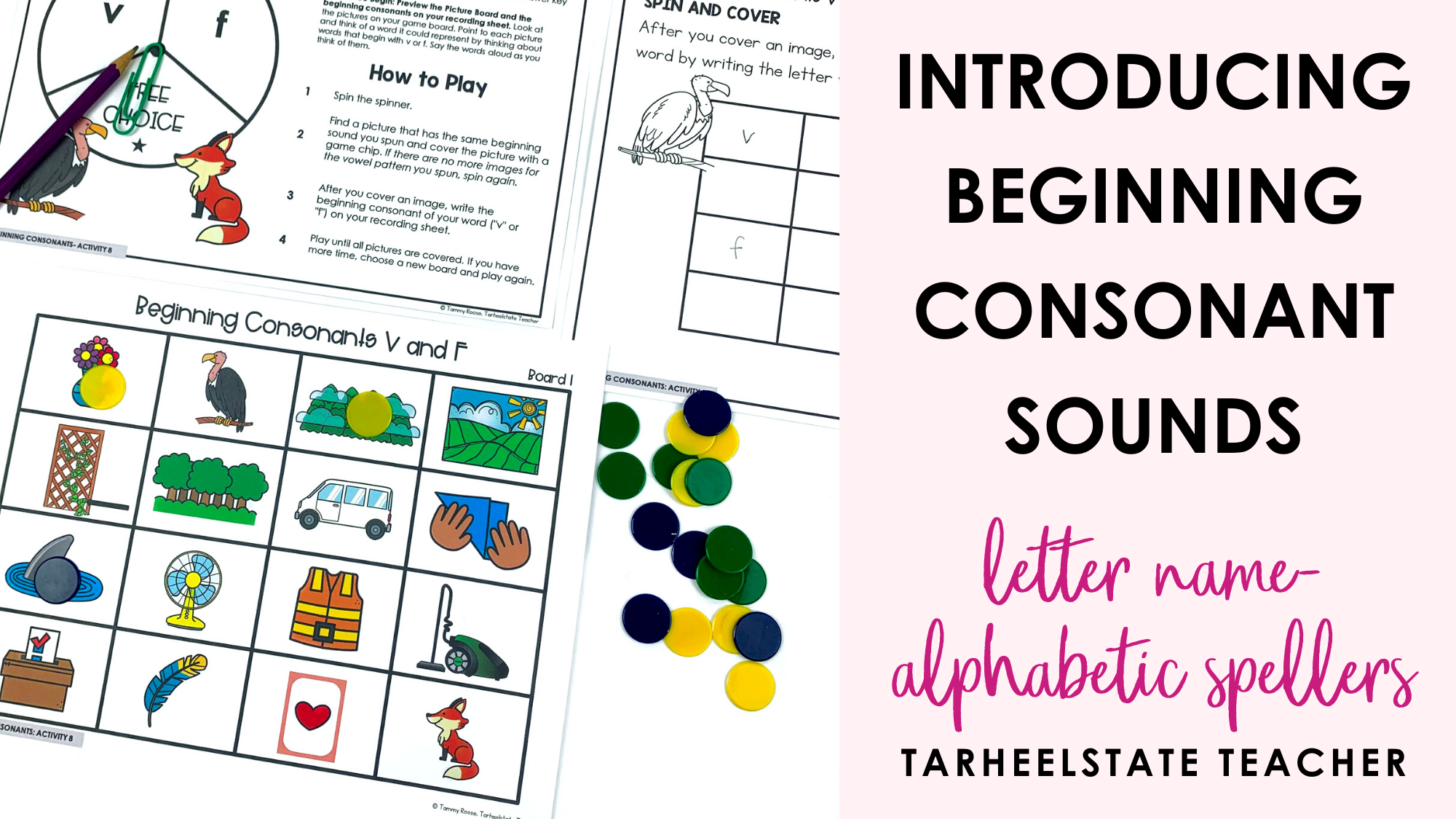 Teaching Beginning Consonants Letters and Sounds - Letter Name ... - Worksheets Library