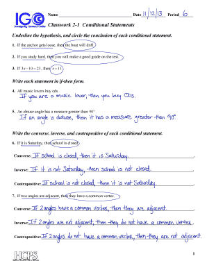 Conditional Converse Inverse And Contrapositive Homework Answer ...