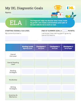 IXL - Summer resources - Worksheets Library