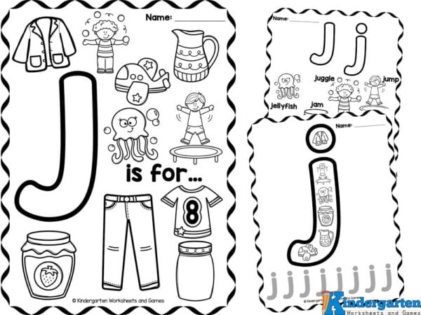 J Coloring Pages