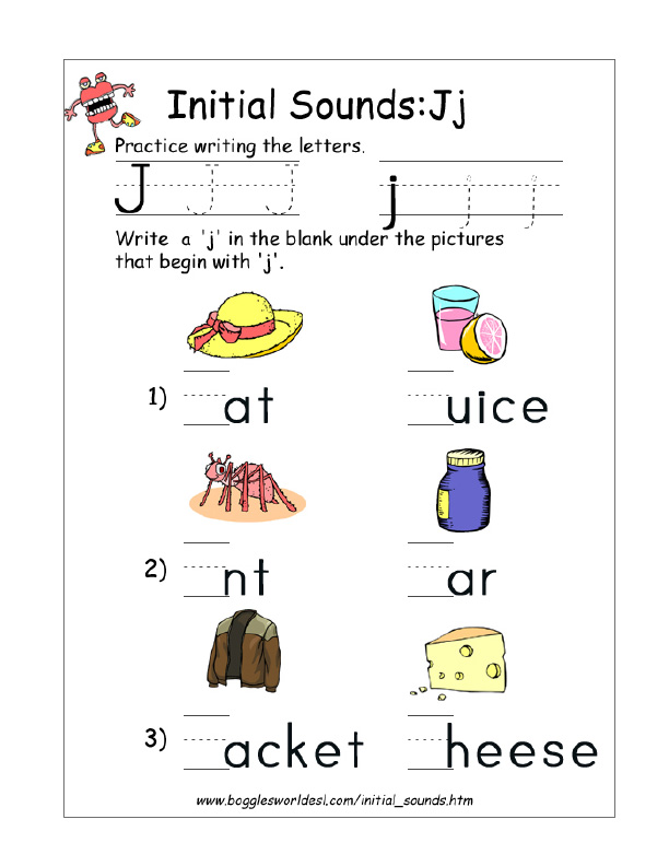 Letter J Phonics Activities and Printable Teaching Resources ... - Worksheets Library