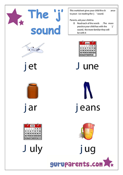 Letter J Worksheets | guruparents - Worksheets Library