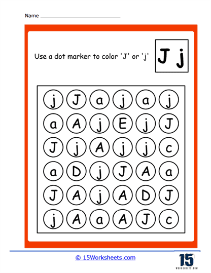 FREE* Beginning Sound of the Letter J | MyTeachingStation.com - Worksheets Library