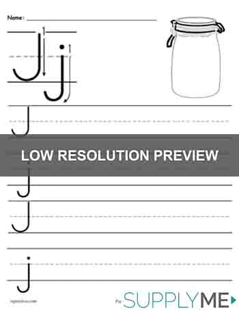 Free j tracing worksheet, Download Free j tracing worksheet png images, Free Worksheets on ...