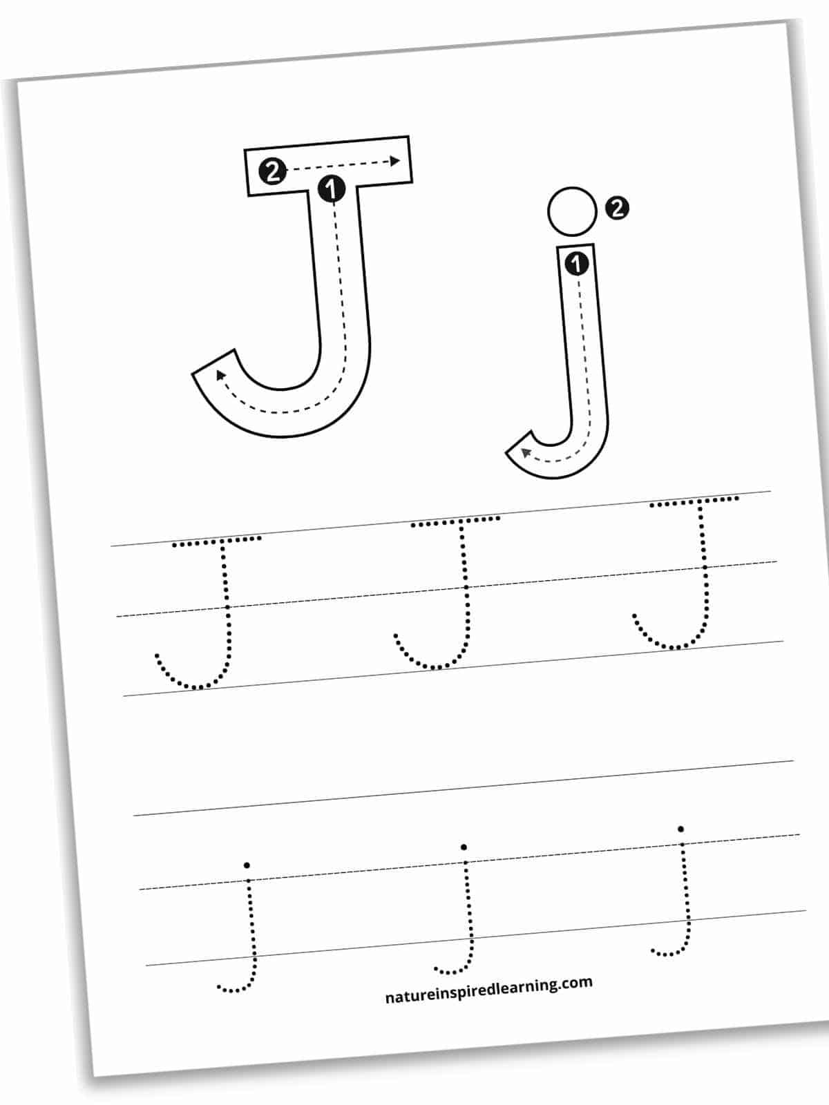 Free j tracing worksheet, Download Free j tracing worksheet png images, Free Worksheets on ...