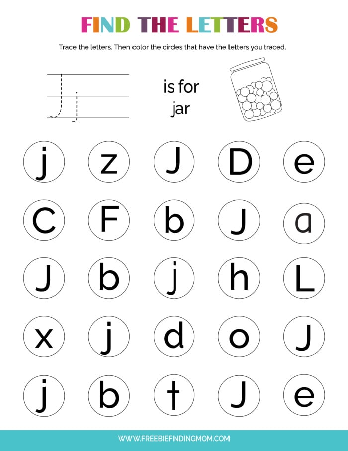 Premium Vector | Tracing letter j alphabet worksheet for ... - Worksheets Library