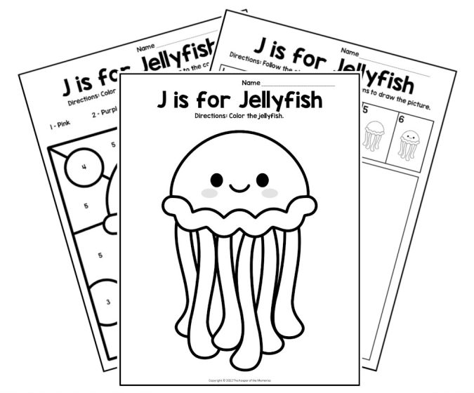 Jellyfish Worksheets - Worksheets Library