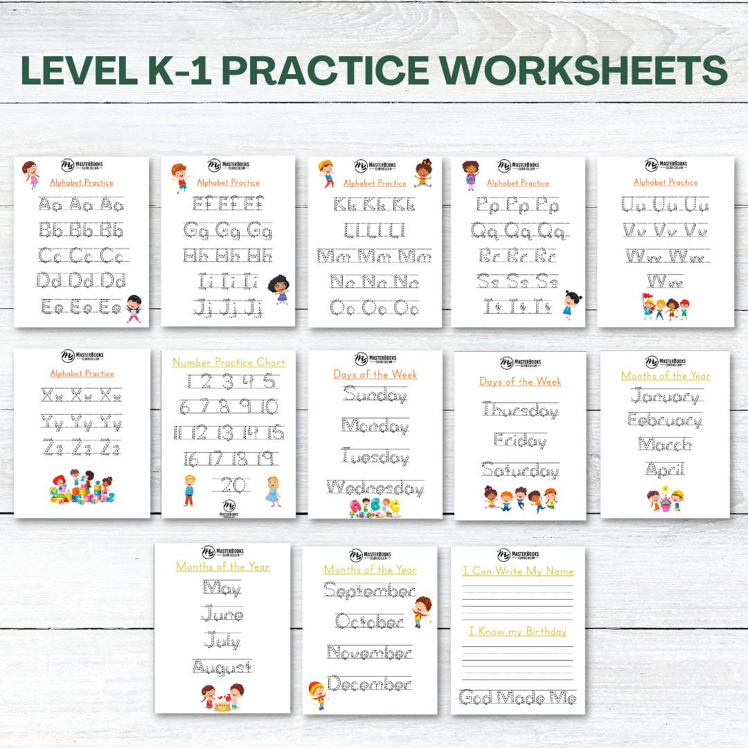 K1 Preschool Worksheets English - Worksheets Library