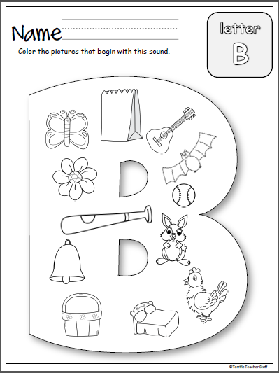 Free Letters and Sounds Worksheet - kindermomma.com - Worksheets Library