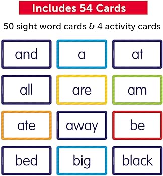 30 Sight Word Flash Cards | Sight word flashcards, Kindergarten ...