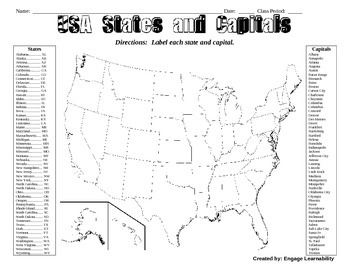 Do You Know Your 50 States? Worksheet for 3rd - 5th Grade | Lesson ...