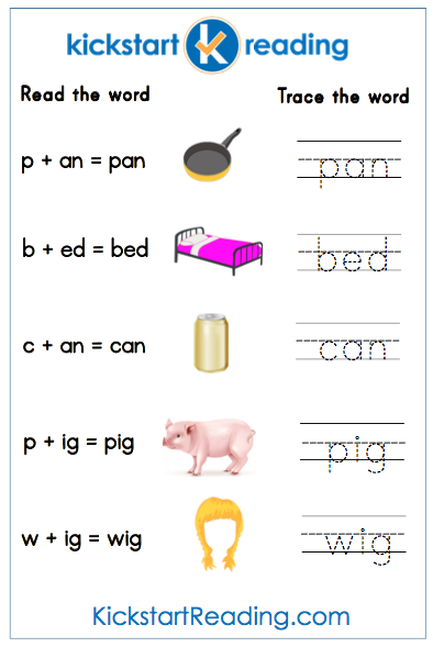 FREE Printables — Kickstart Reading - Worksheets Library