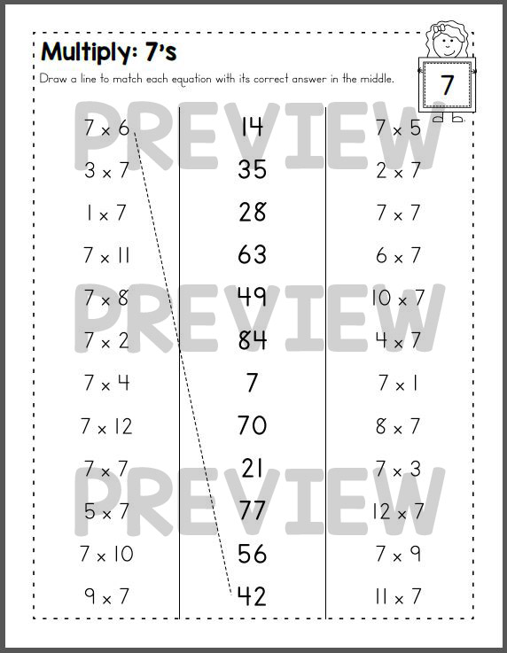 Multiplication Worksheets Numbers 1 Through 12 Mamas Learning