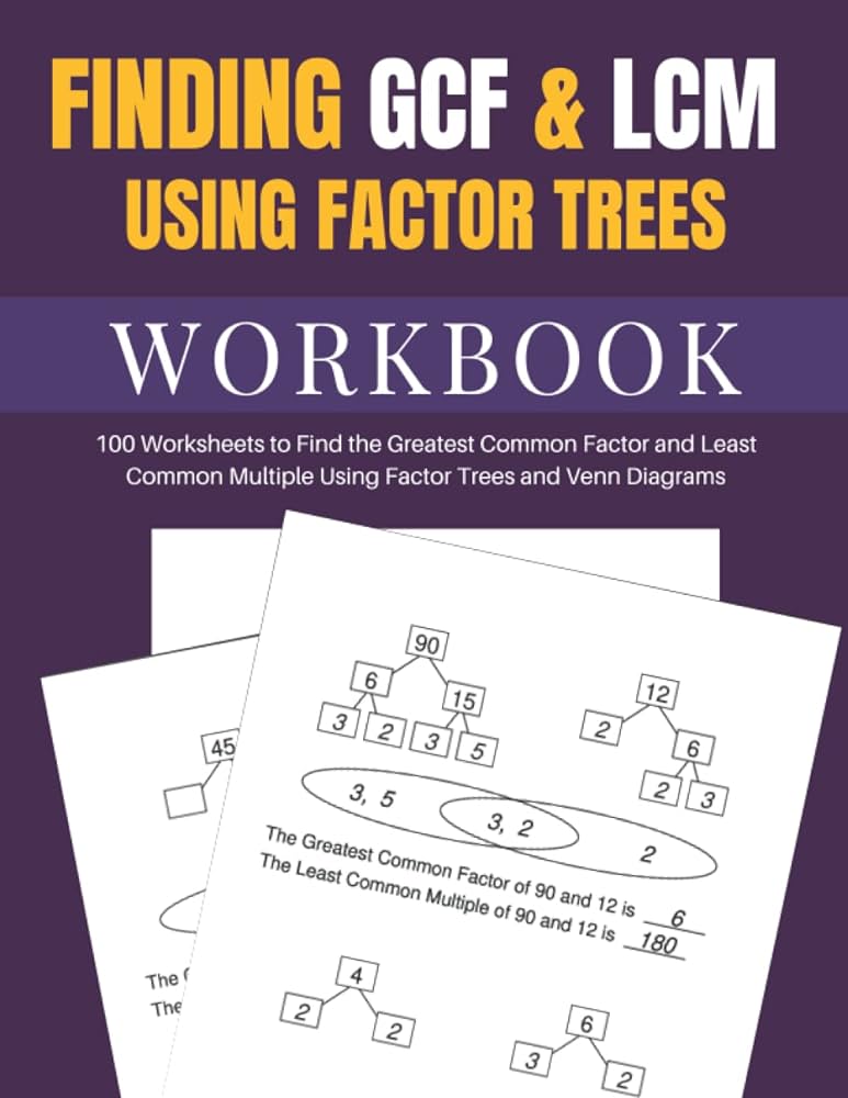 Free Least Common Multiple And Greatest Common Factor Worksheet Download Free Least Common