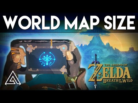 In terms of size is the world map in The Legend Of Zelda: Breath ... - Worksheets Library