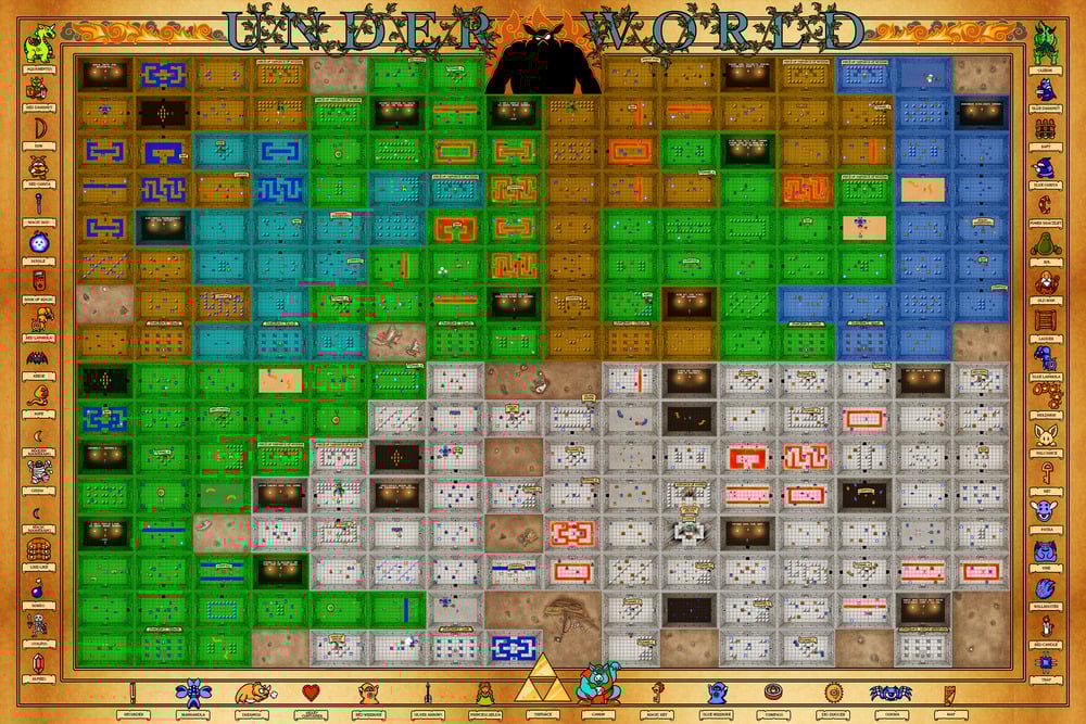 The Legend of Zelda/Underworld/Quest 1/Dungeon 4 - Wikibooks, open ...