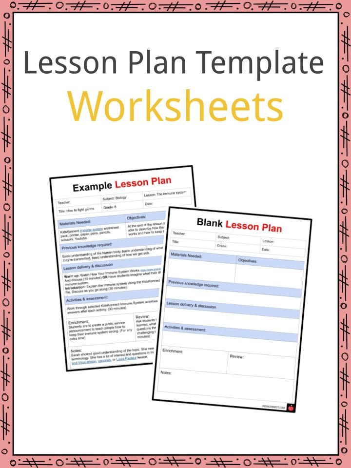 Lesson Plan Facts, Worksheets & What It Is For Kids - Worksheets Library