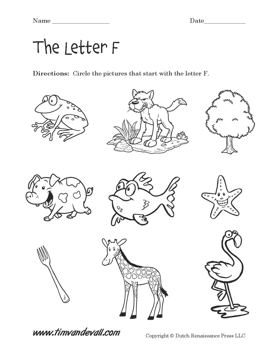 18 Fantastic Letter F Worksheets, Crafts & Activities For ... - Worksheets Library