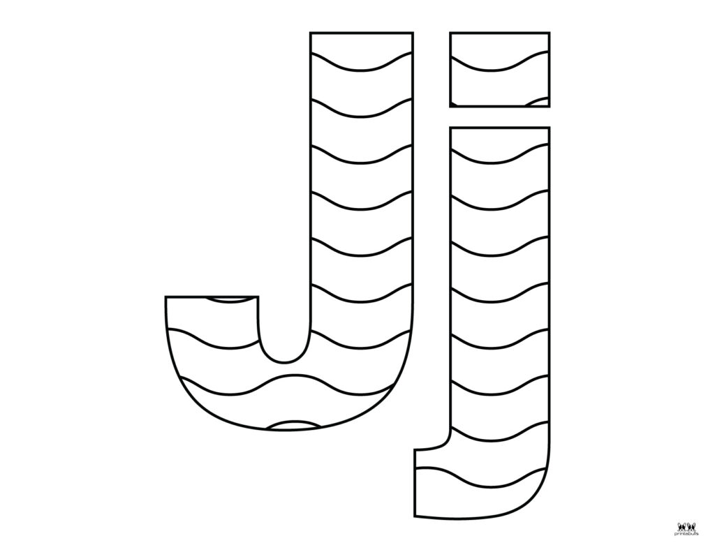 Letter J Coloring Pages - 15 FREE Pages | Printabulls - Worksheets Library