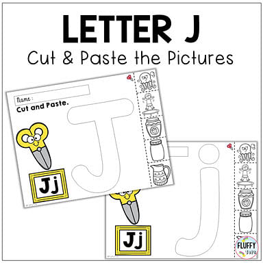 j CVC Words Cut and Paste Worksheet – Phase 3 Phonics - Worksheets Library