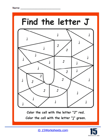 Letter J Worksheets for Kids Online - SplashLearn - Worksheets Library
