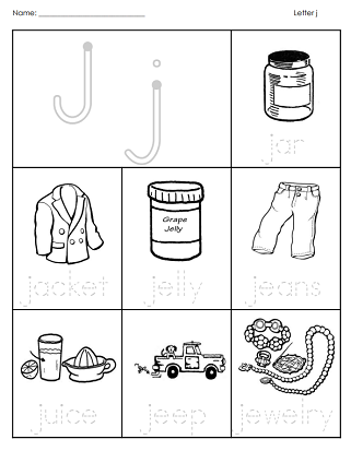 Phonics Letter of the Week J | Alphabet Worksheets & Activities by ... - Worksheets Library