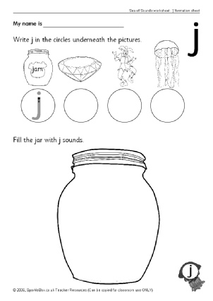 Letter J Phonics Activities and Printable Teaching Resources ... - Worksheets Library