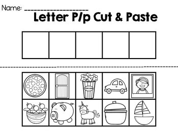 Free letter p cut and paste worksheet, Download Free letter p cut and paste worksheet png images ...
