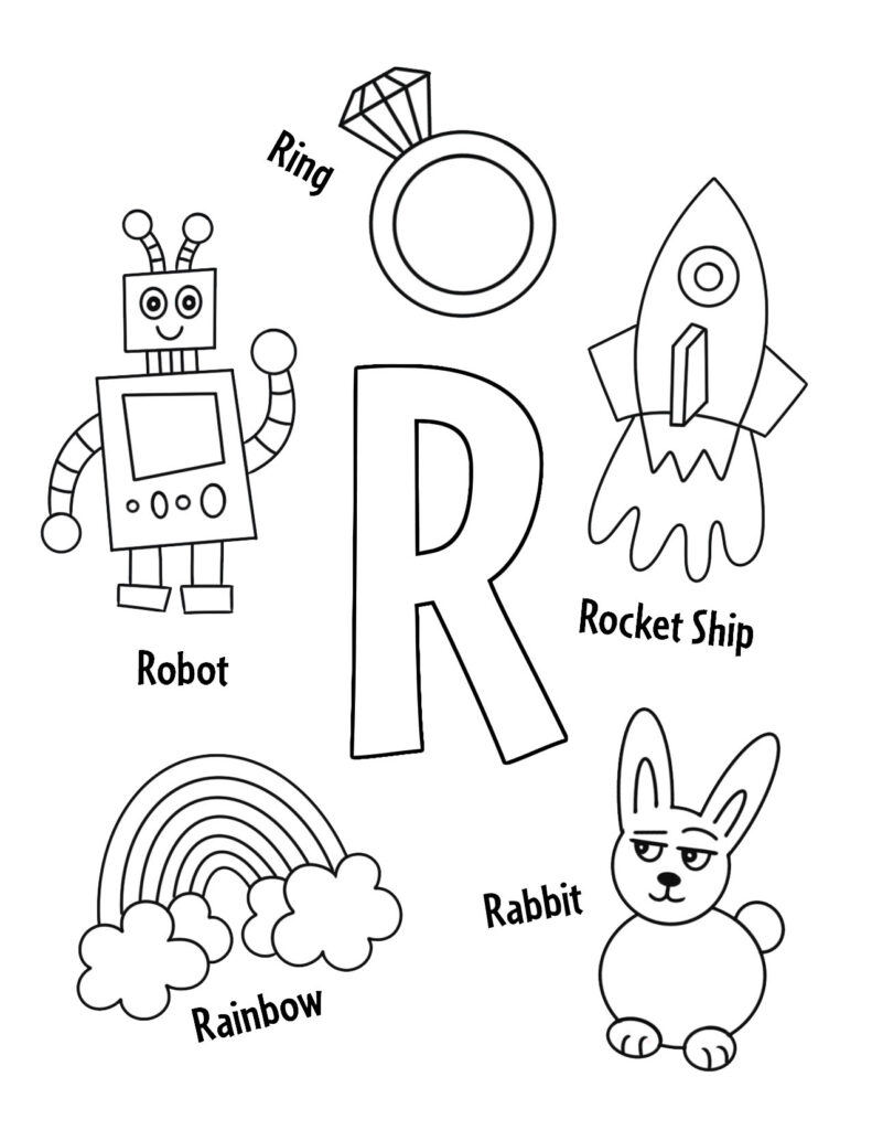 Letter R Coloring Pages Alphabet R Coloring Pages Worksheets Library Letter R Coloring Pages Alphabet R Coloring Pages Worksheets Library