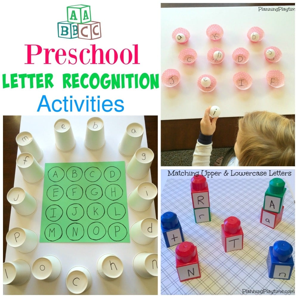 Preschool Letter Recognition Activities - Planning Playtime - Worksheets Library